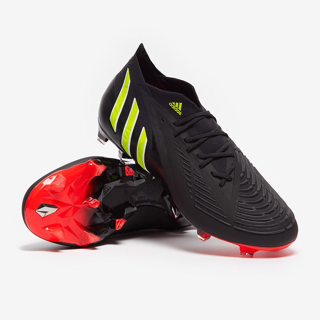 adidas Predator Edge.1 FG - Core Black/Team Solar Yellow/Solar Red ...
