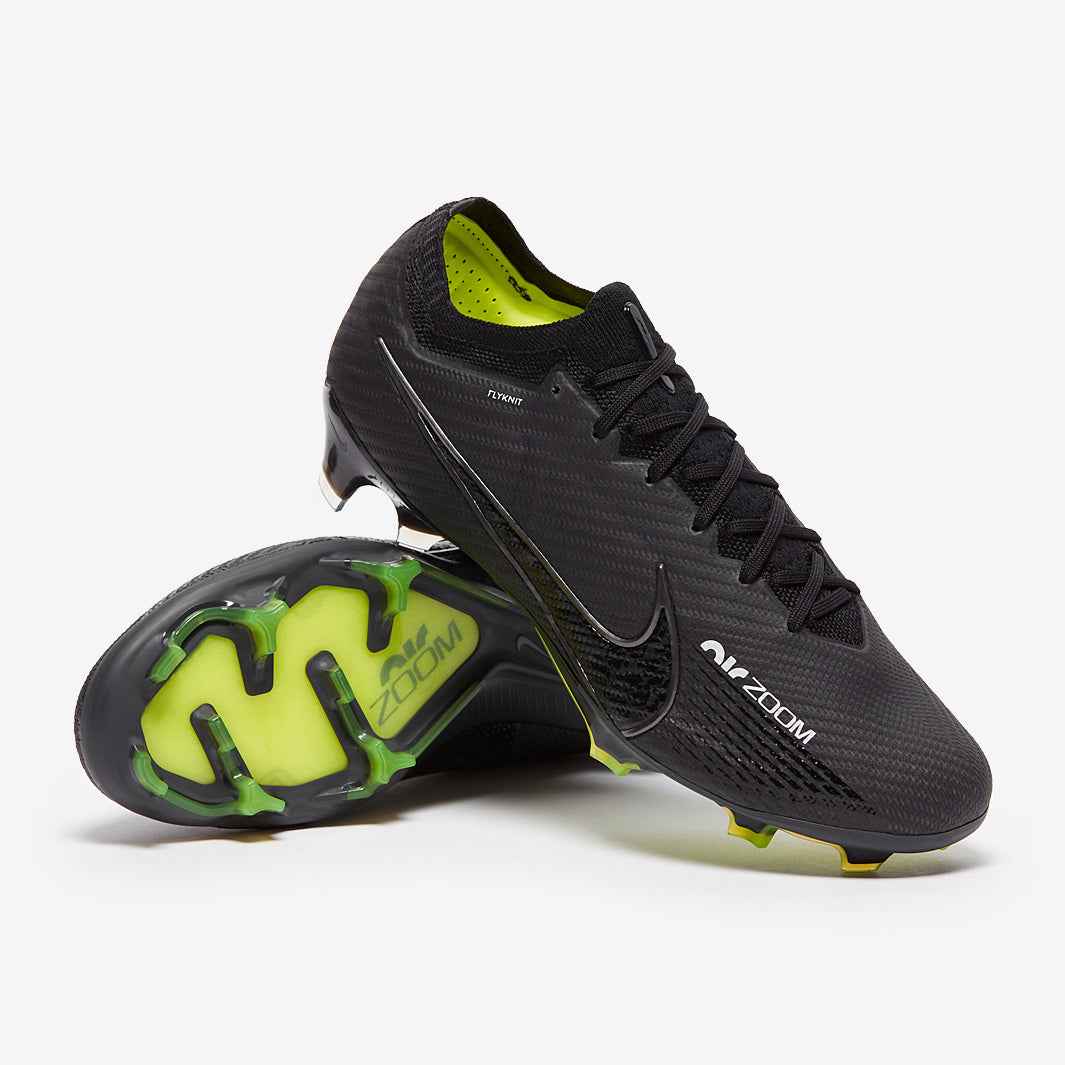 Nike Air Zoom Mercurial Vapor XV Elite FG - Black/Dk Smoke Grey/Summit ...