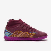 Nike Kids Mercurial Superfly IX Club KM TF - Dark Beetroot/Mtlc Vivid ...